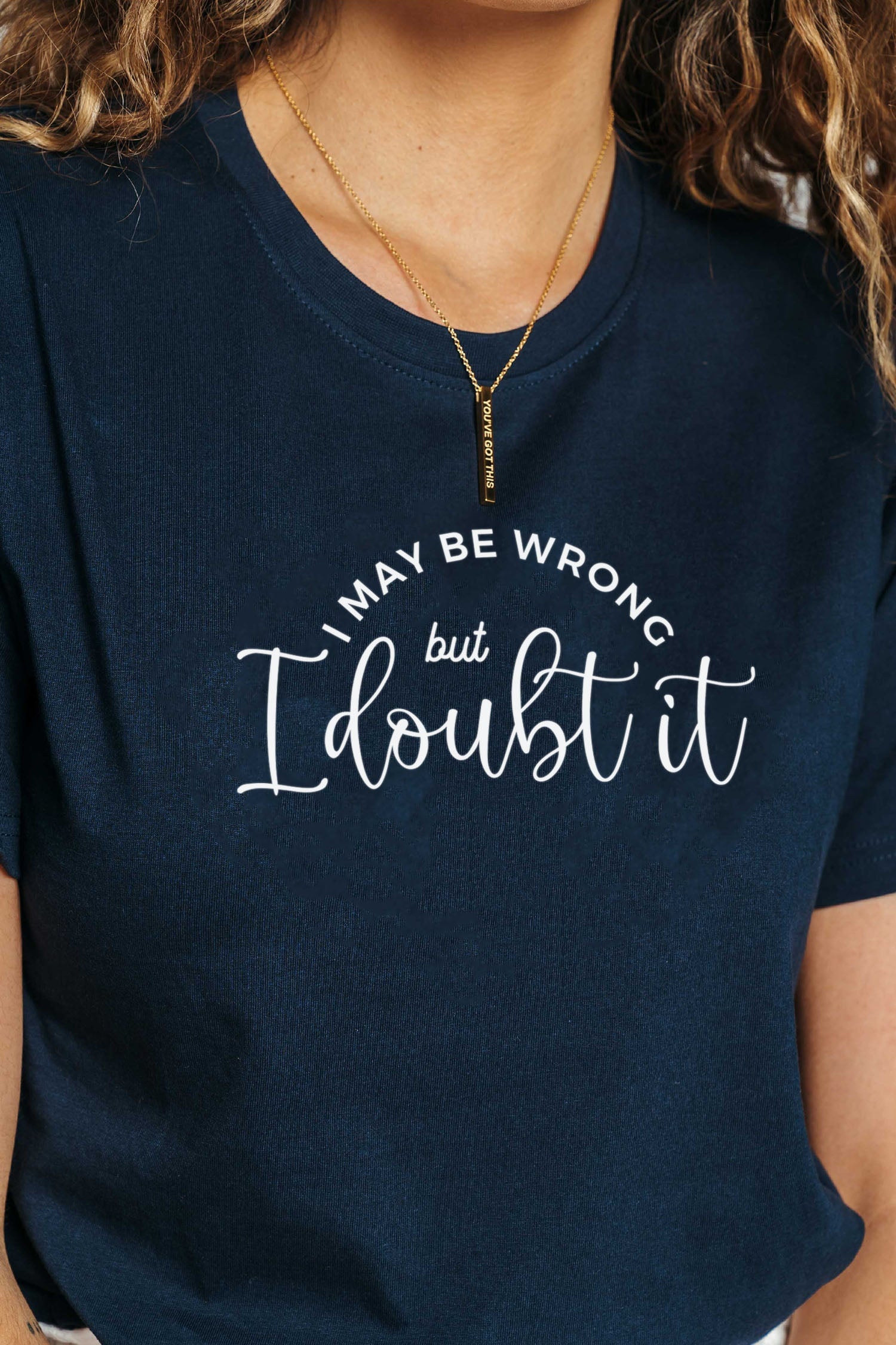 Always Right T-Shirt Navy | Selfawear®