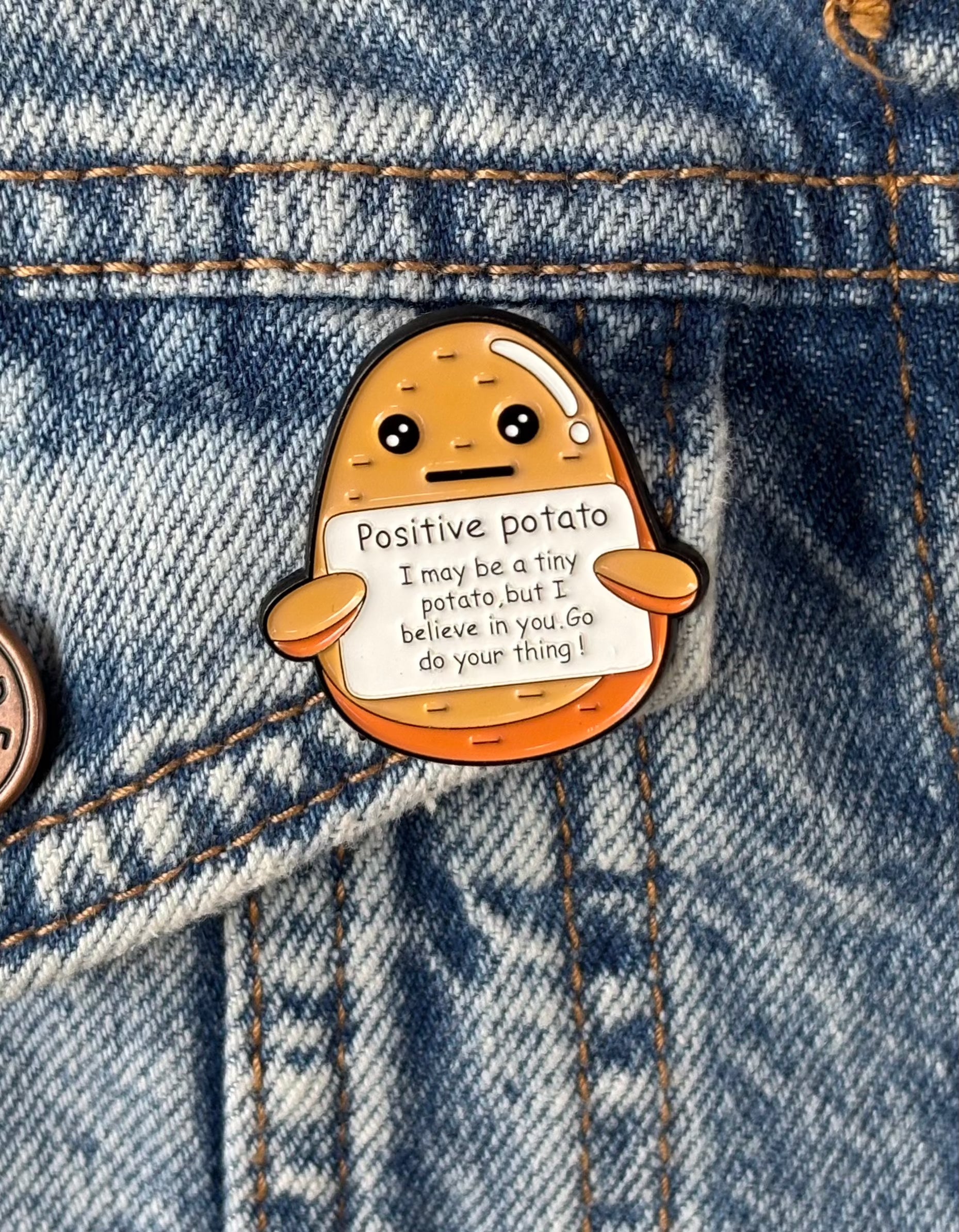 "Positive Potato" - Pin – Selfawear