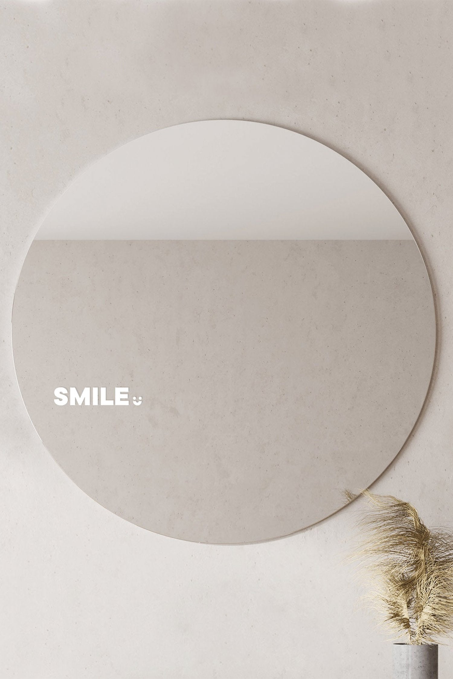 Smile. - Affirmation Mirror Sticker | Selfawear®